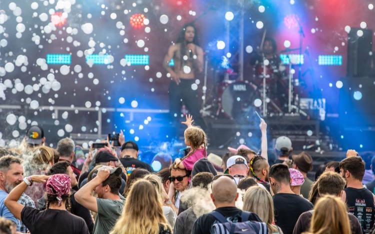 Stage guide - Teddy Rocks Festival - Charisworth Farm, Blandford, Dorset